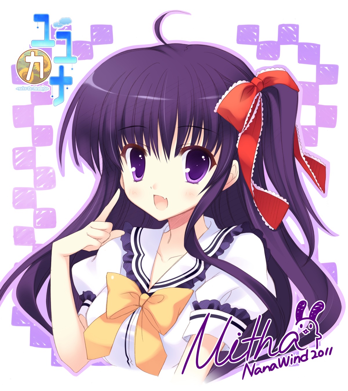 nanawind mitha yuyukana yuyuzuki ako autographed digital version seifuku | #208444 | yande.re